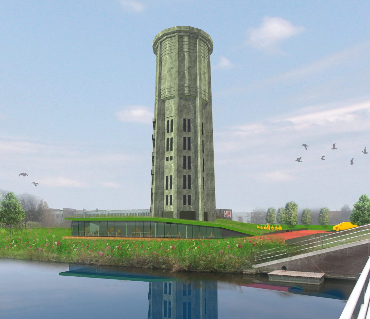Watertoren wordt markant landmark - Hillegom Online