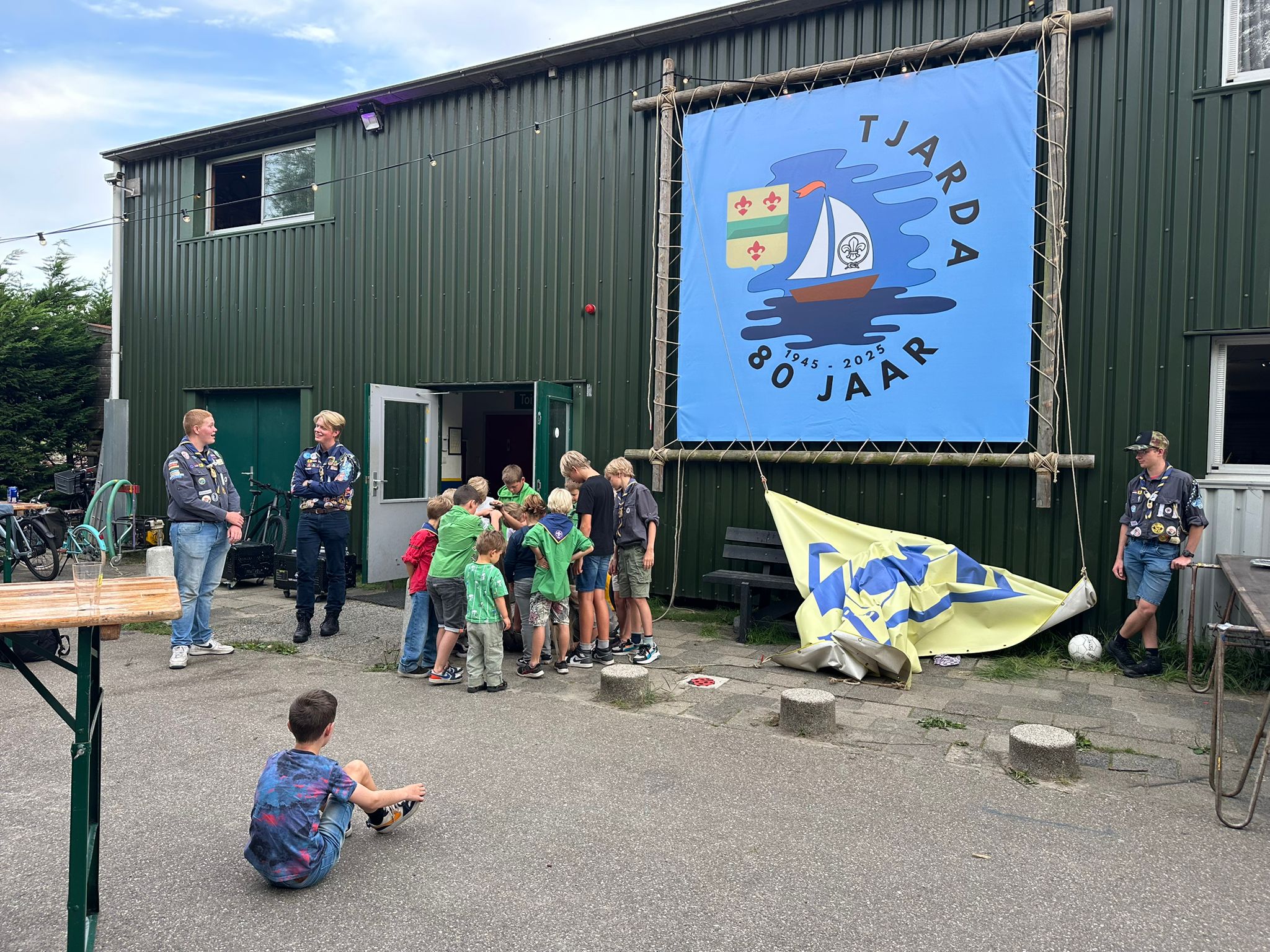 Scouting Tjarda viert 80 jarig jubileum - Hillegom Online